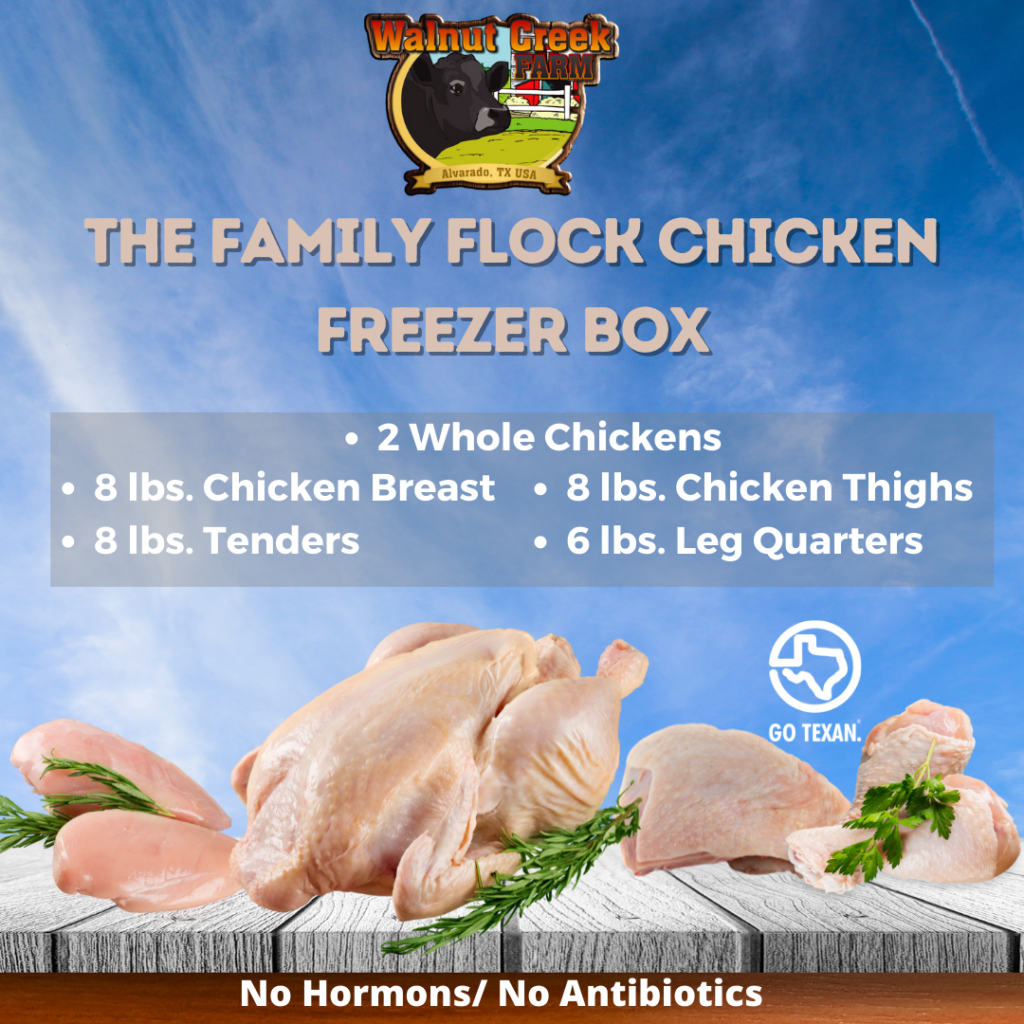 The Family Flock Chicken Freezer Box - Walnut Creek Farm